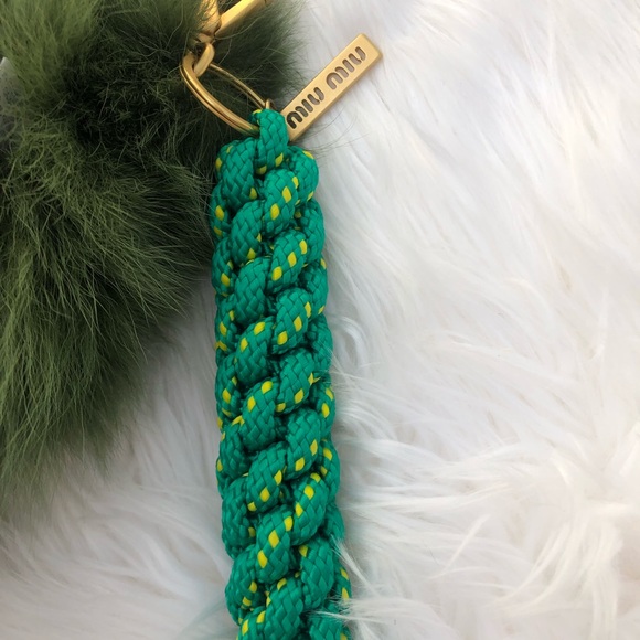 Miu Miu | Accessories | Miu Miu Furtrimmed Keychain | Poshmark